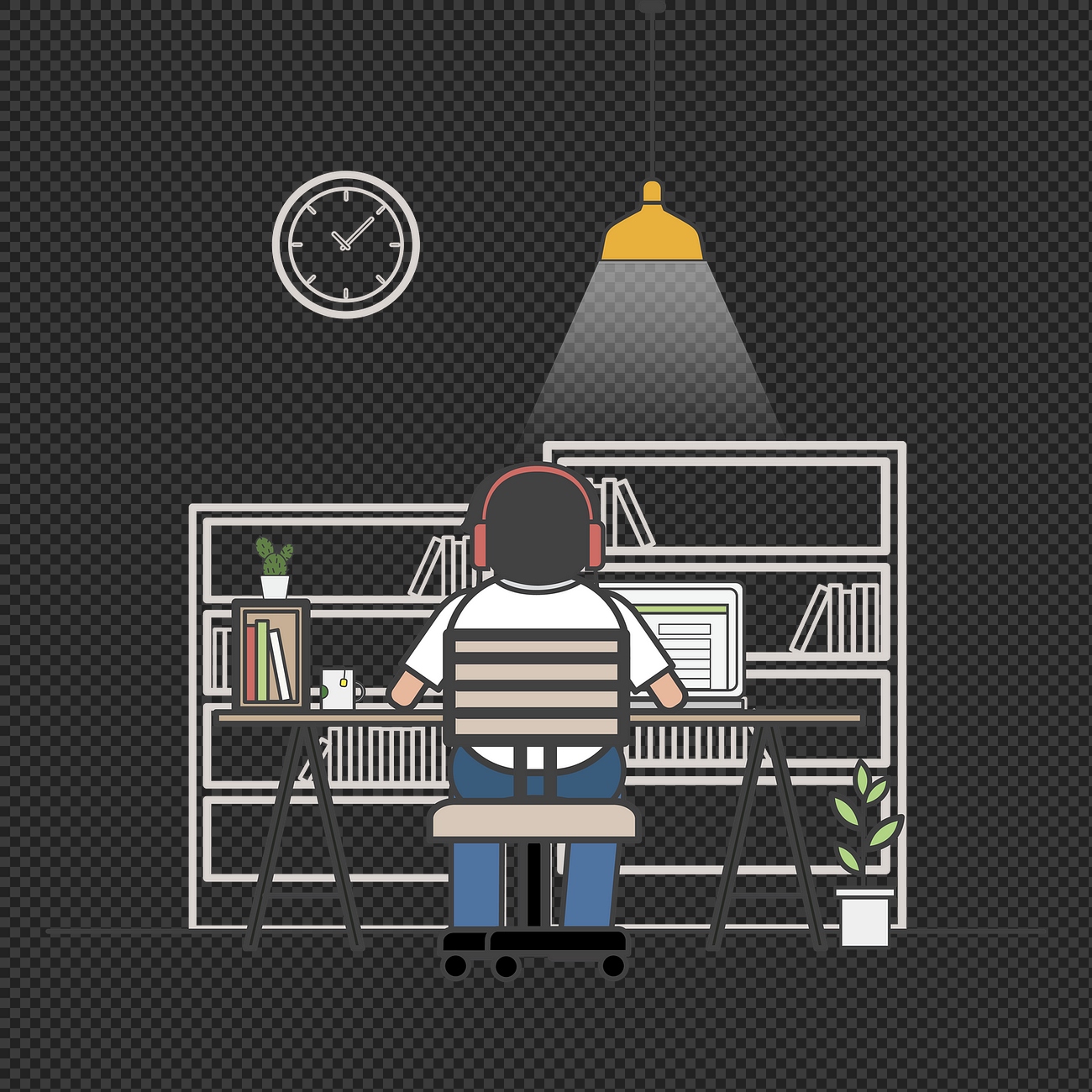 Working png illustration, transparent background | Premium PNG - rawpixel