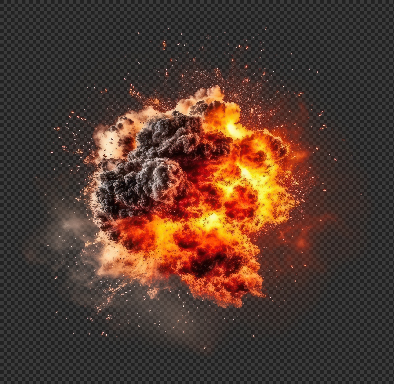 Bomb explosion effect png, transparent | Premium PNG - rawpixel