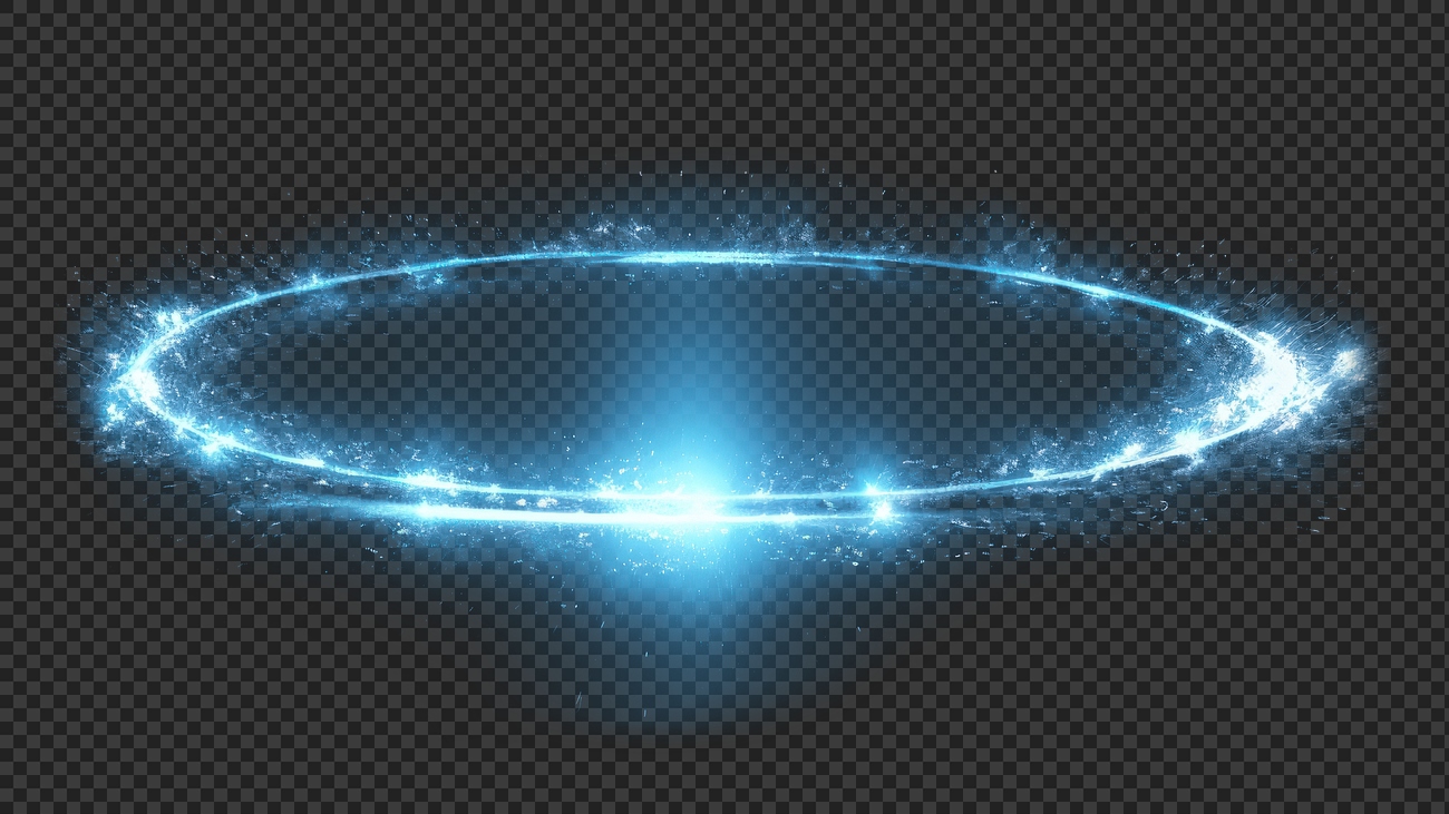 Blue ring light effect png, | Premium PNG - rawpixel