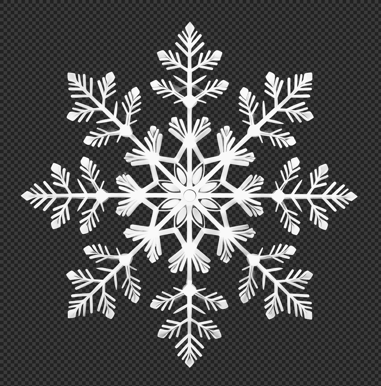 PNG Snowflakes effect christmas black | Premium PNG - rawpixel
