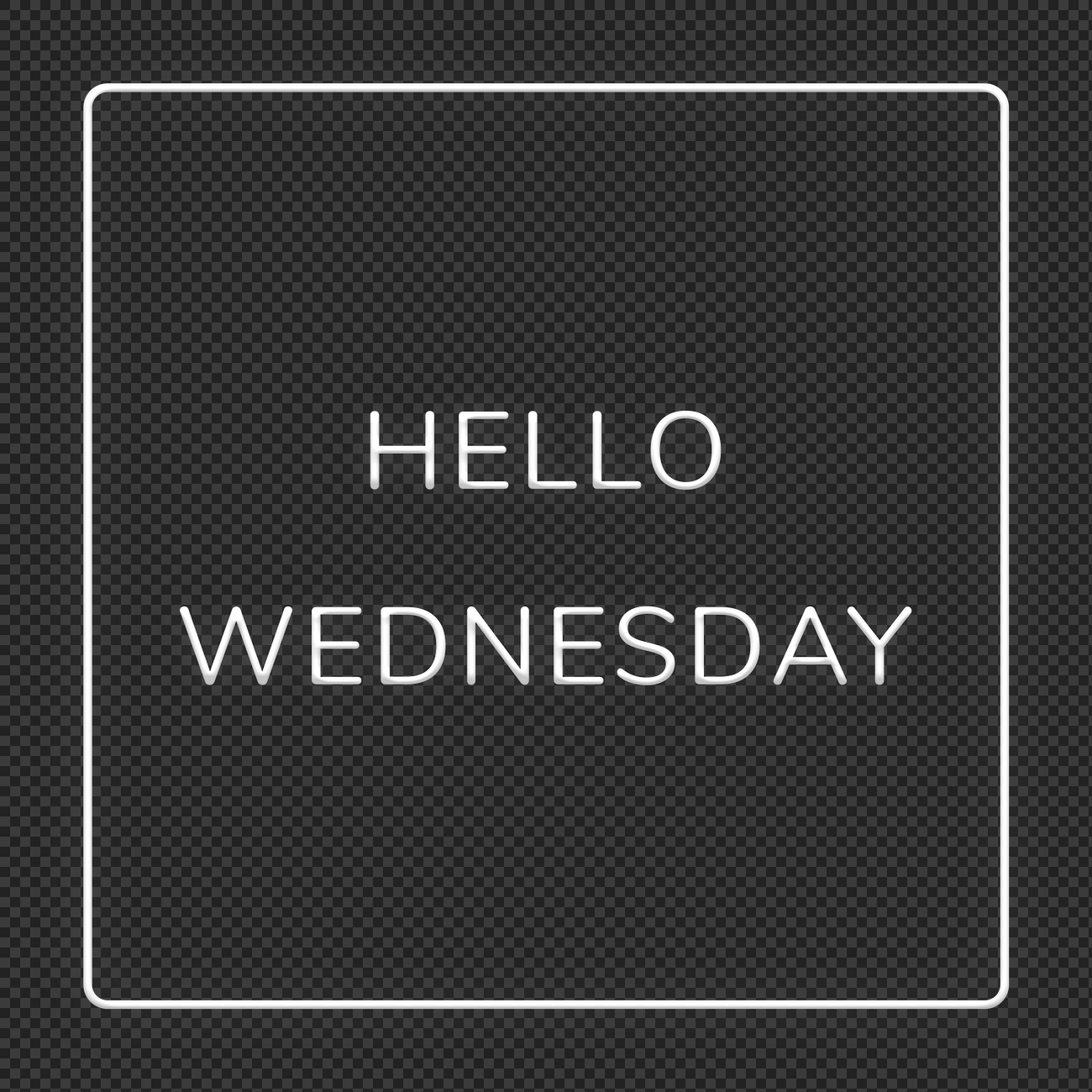 Frame with Hello Wednesday png | Free PNG - rawpixel