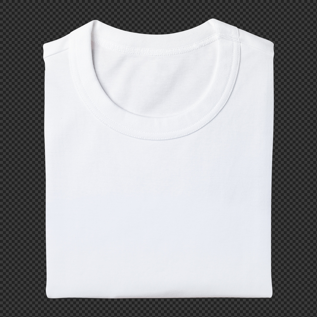 White folded t-shirt, casual fashion | Premium PNG - rawpixel