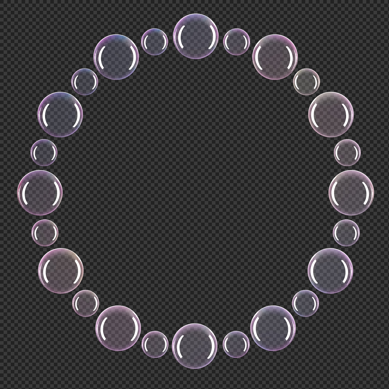 Round shaped soap bubble frame | Premium PNG - rawpixel