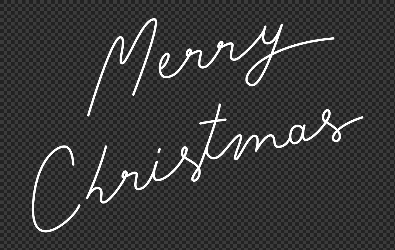 Christmas calligraphy png, white word | Premium PNG Sticker - rawpixel