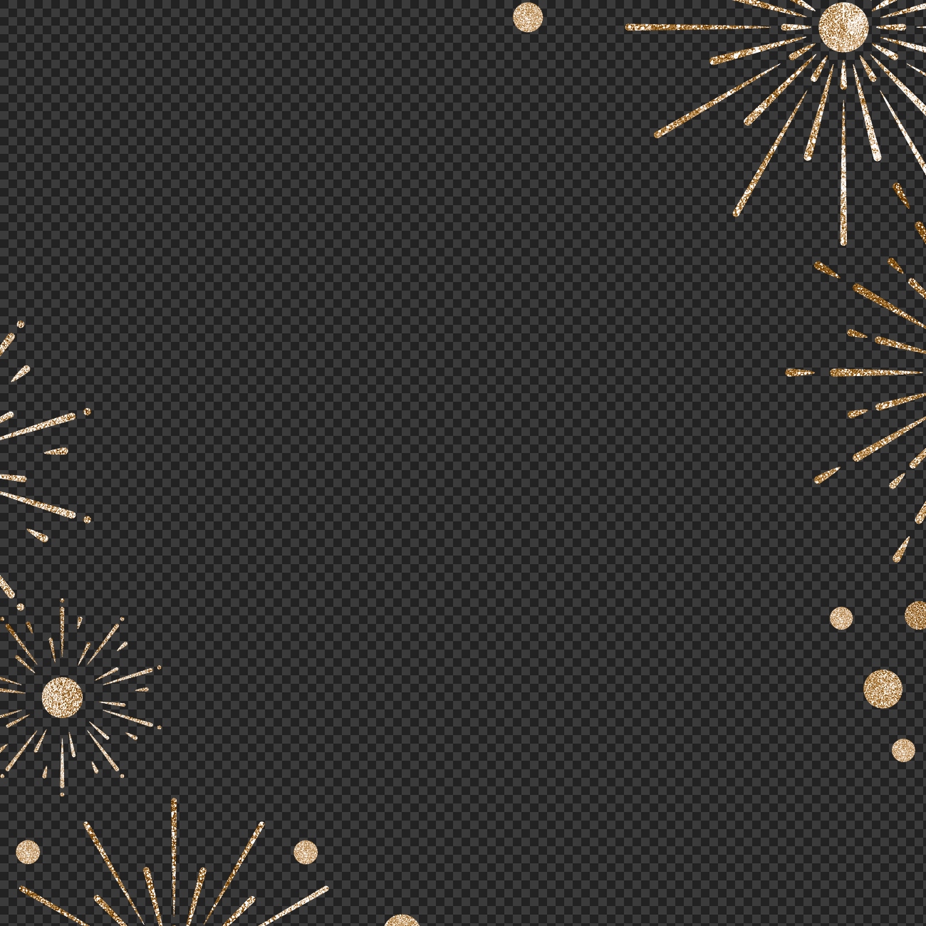 Glittery festive firework frame png | Premium PNG - rawpixel