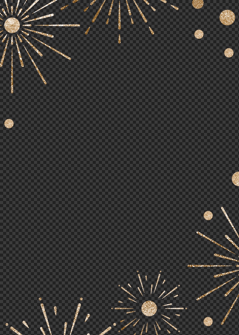 Glittery festive firework frame png | Premium PNG - rawpixel