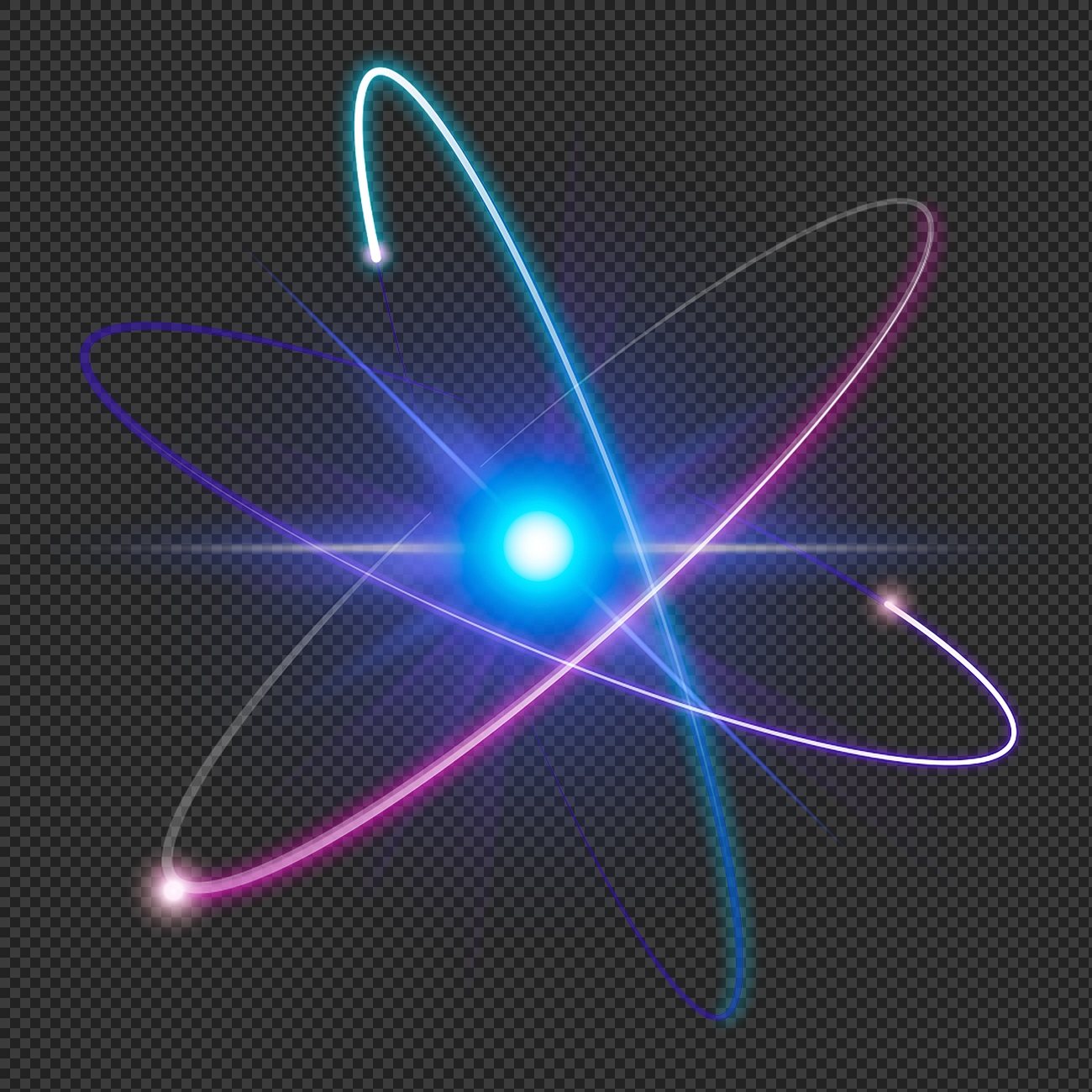 Atom science biotechnology purple png | Premium PNG Sticker - rawpixel
