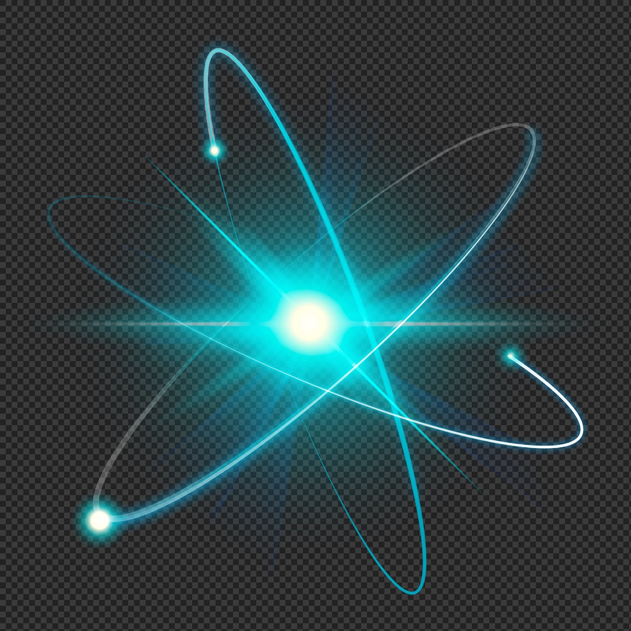 Atom science biotechnology blue png | Premium PNG Sticker - rawpixel