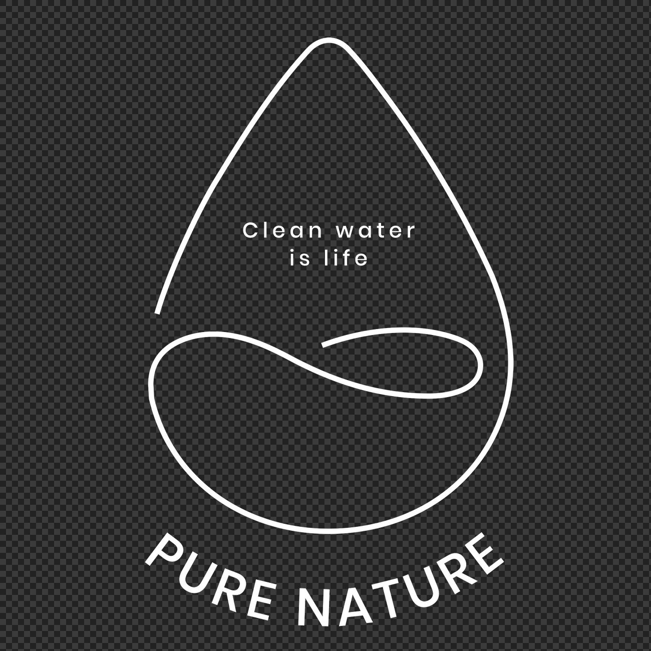 Water environmental logo png clipart | Premium PNG Sticker - rawpixel