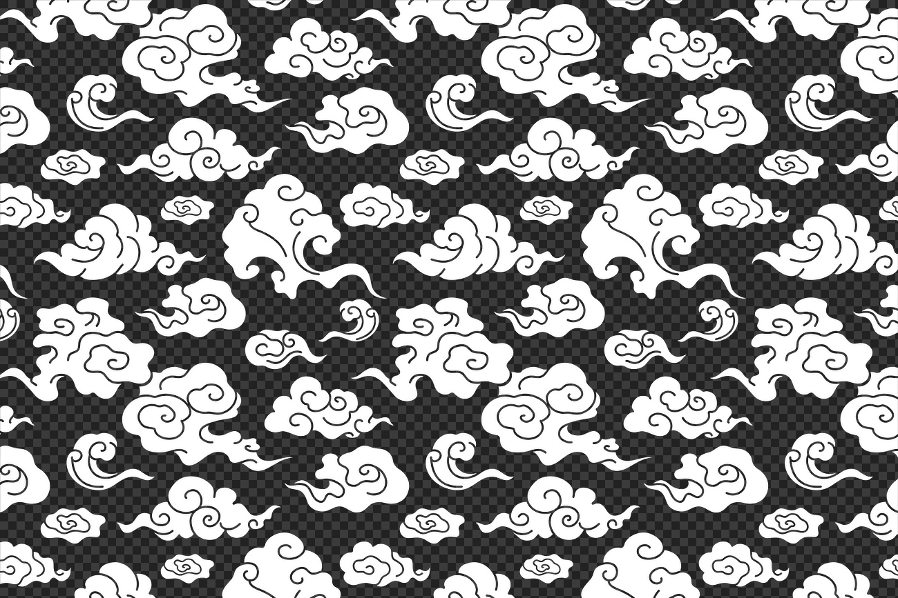 Cloud png pattern background wallpaper, | Premium PNG - rawpixel