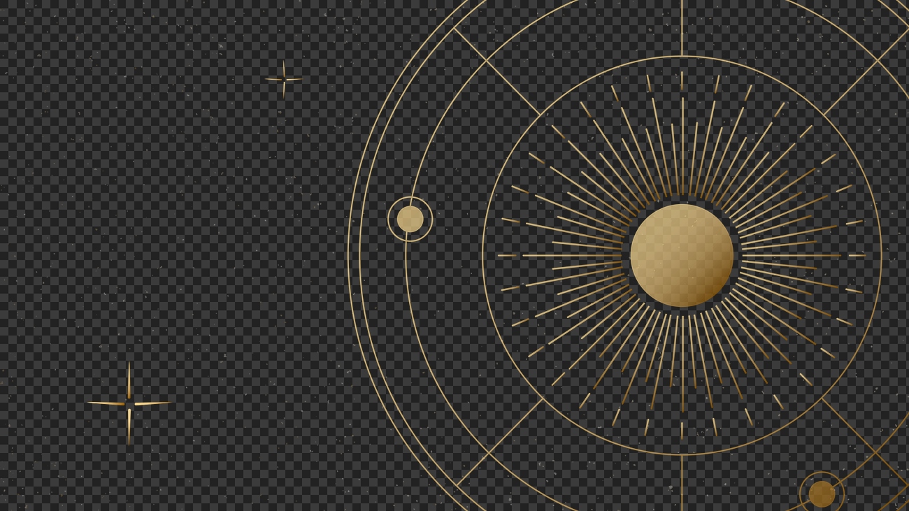 Celestial sun png background, gold | Premium PNG - rawpixel