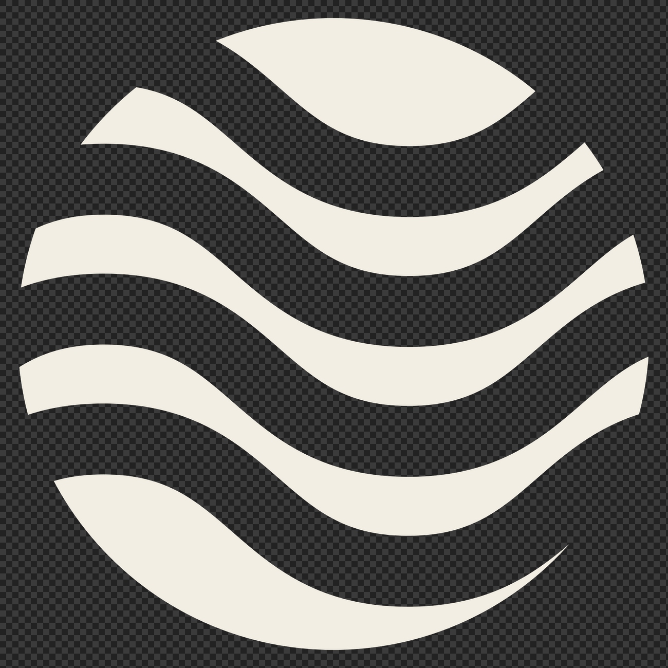 Round wave png sticker, collage | Premium PNG Sticker - rawpixel