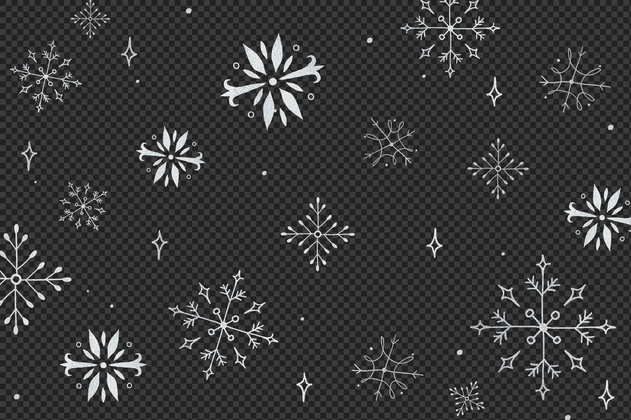 Snowflake png, transparent Christmas background, | Premium PNG - rawpixel