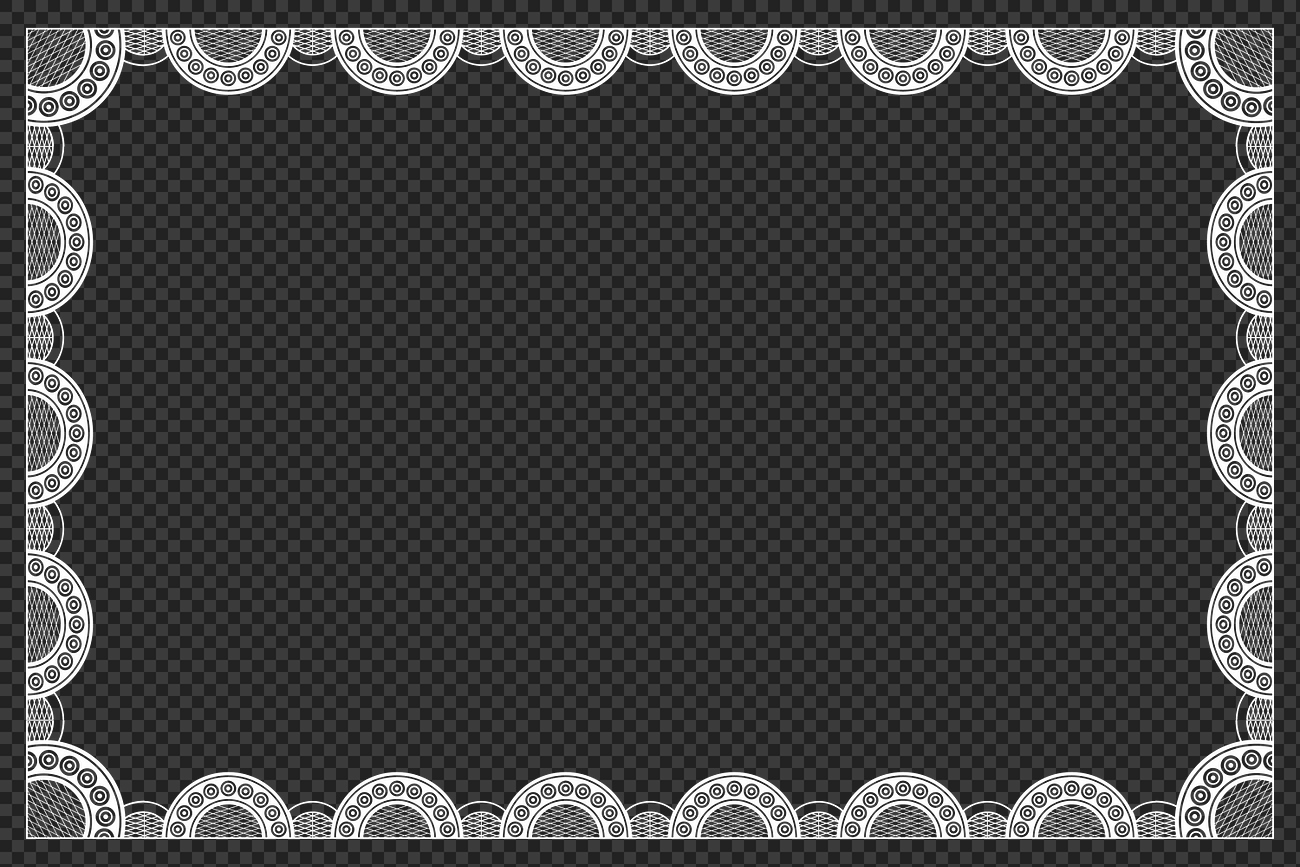 Round lace png frame, vintage | Free PNG - rawpixel
