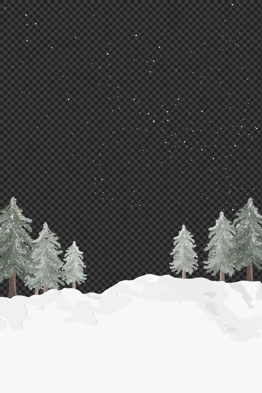 Winter border png, transparent background | Premium PNG - rawpixel