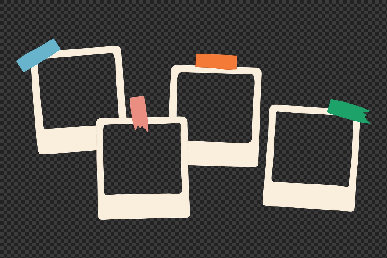 Instant photo png frame sticker, | Premium PNG Sticker - rawpixel