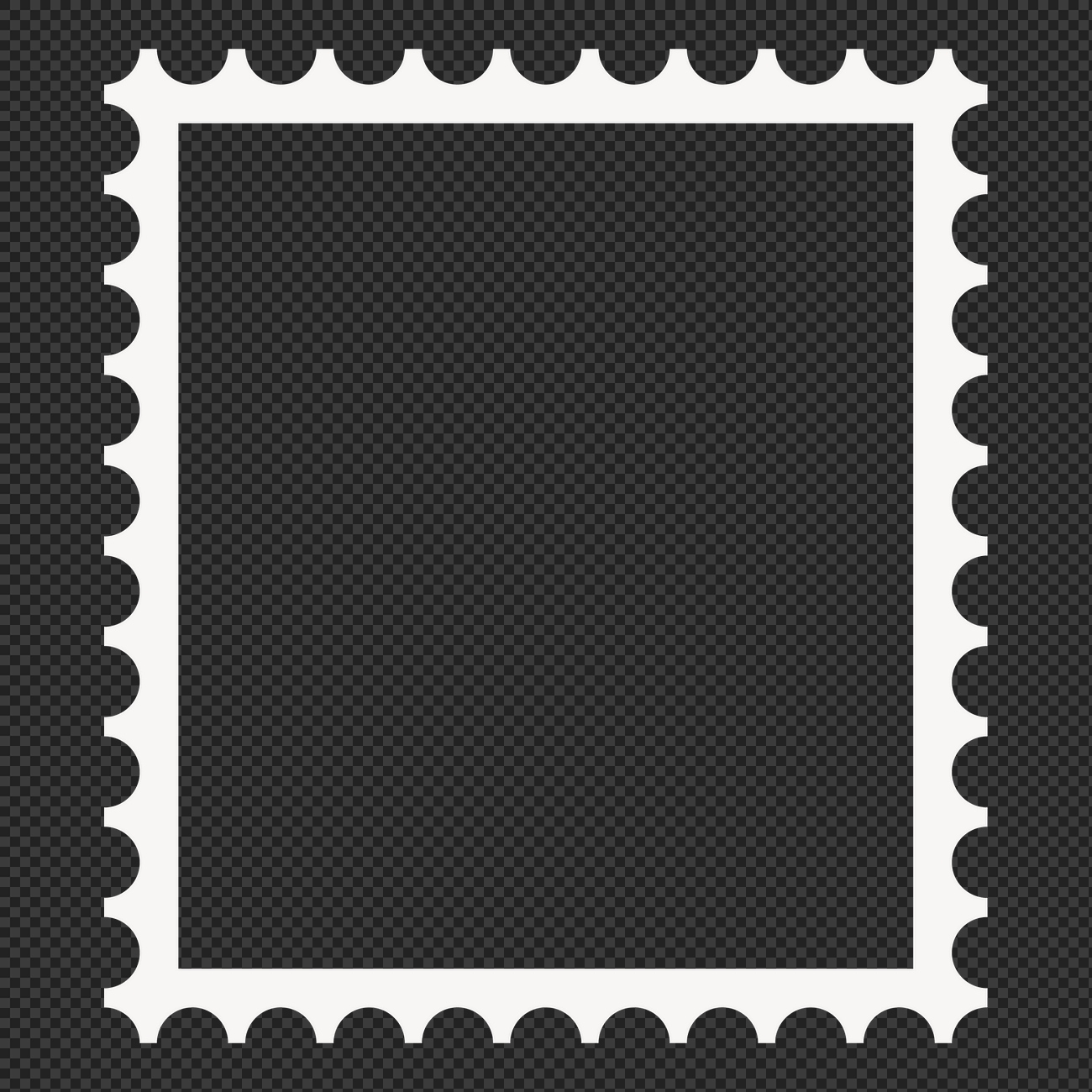 Png empty stamp frame, simple | Premium PNG Sticker - rawpixel