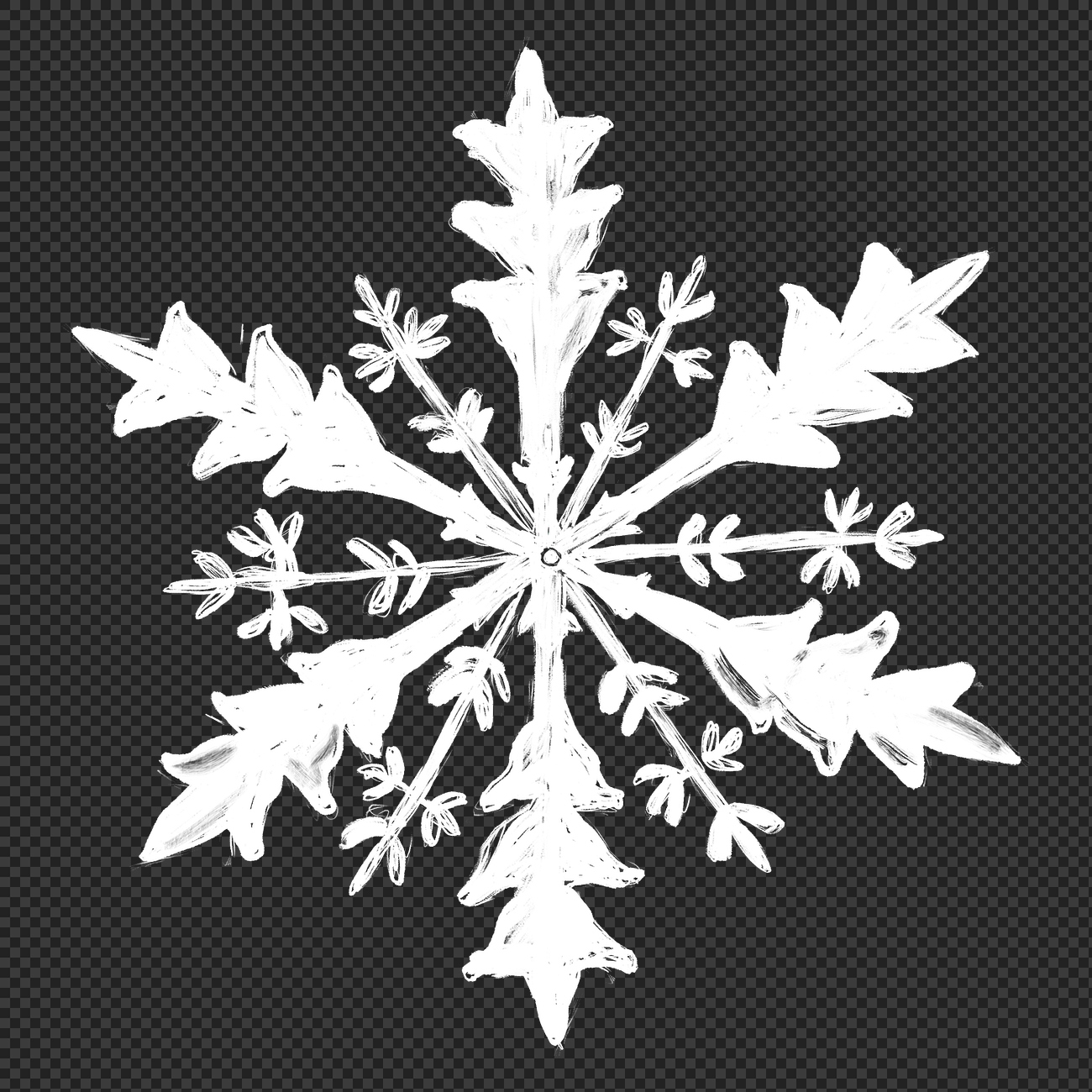 Snowflake png design element | Premium PNG Sticker - rawpixel
