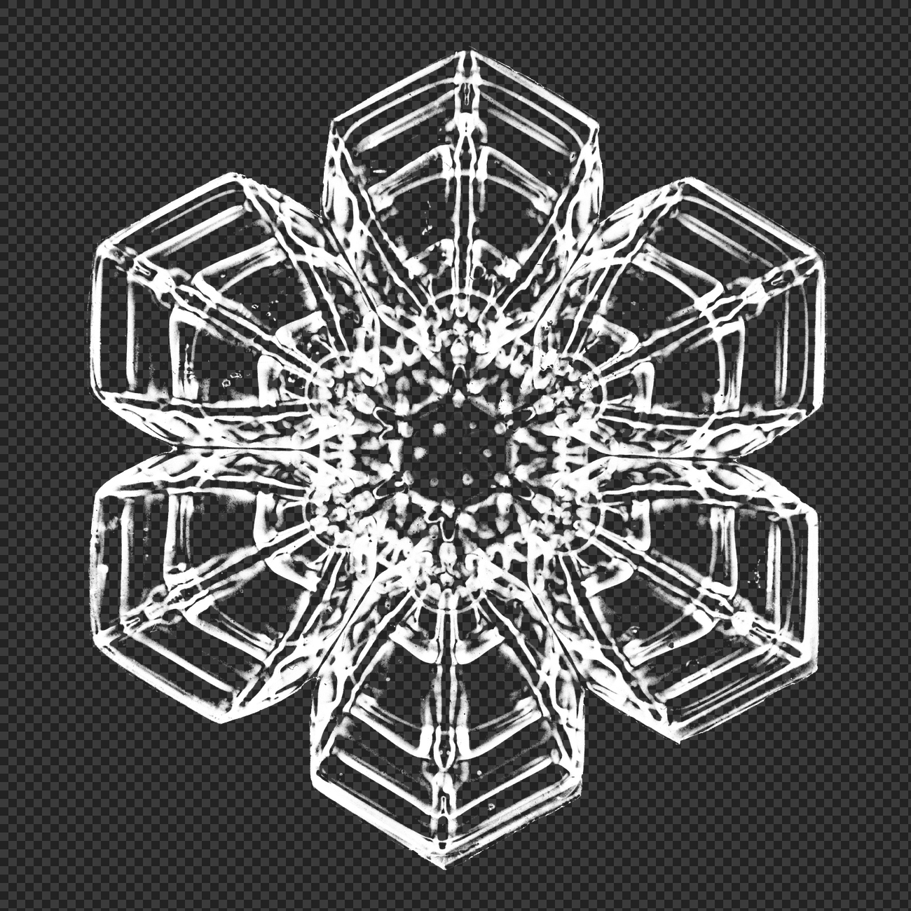 Png realistic snowflakes design element | Premium PNG Sticker - rawpixel