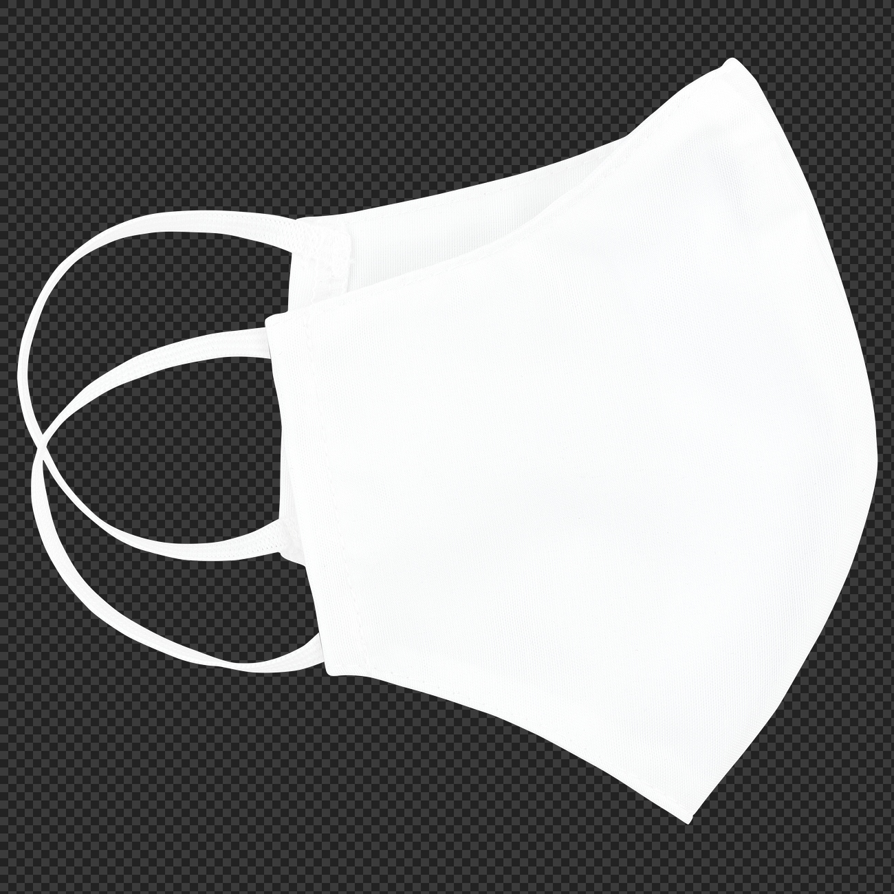 White protective cloth mask design | Free PNG Sticker - rawpixel