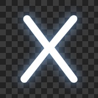 Letter x png white alphabet, | Premium PNG - rawpixel