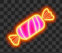 PNG Christmas candy neon background | Premium PNG - rawpixel