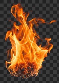 PNG Single flame fire bonfire | Free PNG - rawpixel