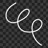 White squiggle png abstract shape | Premium PNG - rawpixel