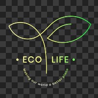 Eco life environmental logo png | Premium PNG Sticker - rawpixel
