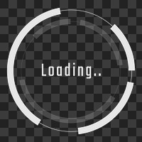 Loading PNG icon gray technology | Premium PNG Sticker - rawpixel