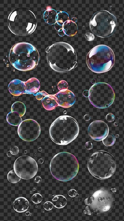 PNG bubble overlay effect element | Free PNG - rawpixel