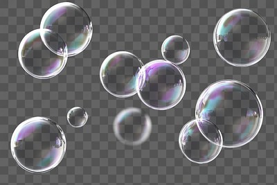 PNG group transparent rainbow bubbles | Free PNG - rawpixel