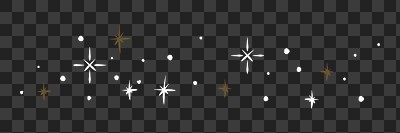 White stars png divider sticker, | Premium PNG - rawpixel