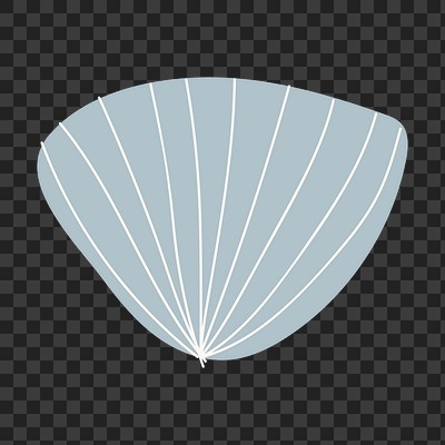 Blue shell png sticker, transparent | PNG - rawpixel