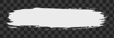 White brush stroke png sticker | Premium PNG - rawpixel