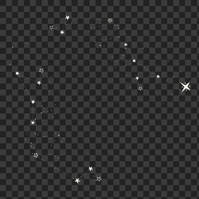 PNG Sparkly stars, constellations graphic, | Premium PNG - rawpixel