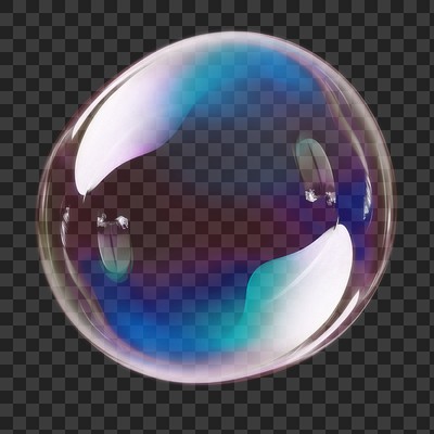 PNG isolated single bubble effect | Premium PNG - rawpixel