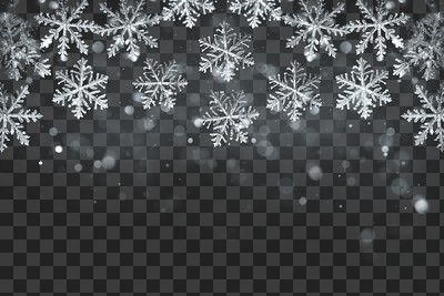 Falling snowflakes png overlay, transparent | Free PNG - rawpixel