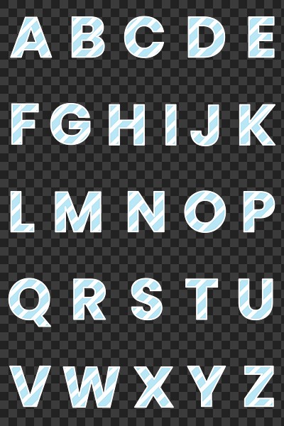 Abc font collection graphic png | Premium PNG - rawpixel