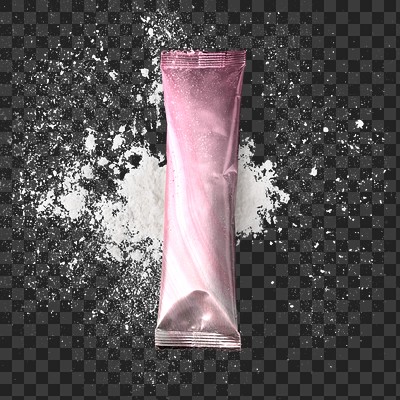 Pink stick sachet png, product | Premium PNG - rawpixel