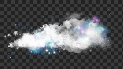 Bling cloud png sticker, dreamy | Premium PNG - rawpixel