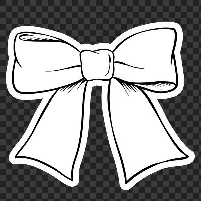 White ribbon sticker design element | Free PNG Sticker - rawpixel