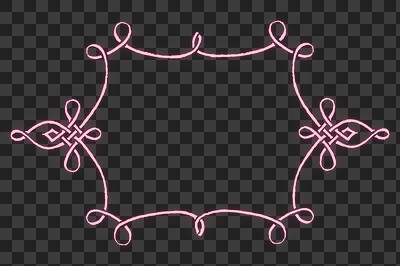 Pink filigree frame border png | Free PNG - rawpixel