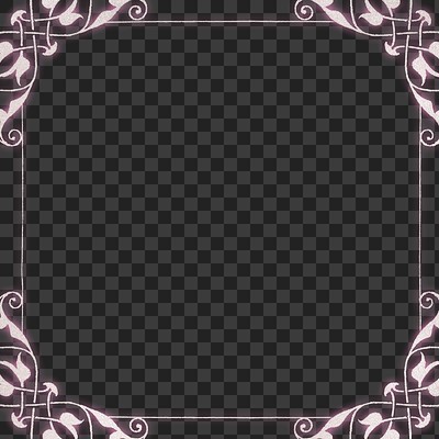 Pink filigree frame border png | Premium PNG - rawpixel