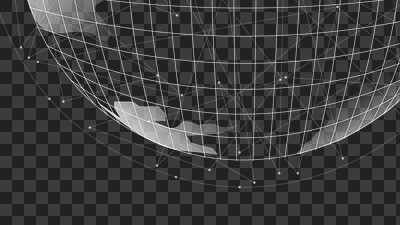 Globe digital grid psd technology | Premium PSD - rawpixel