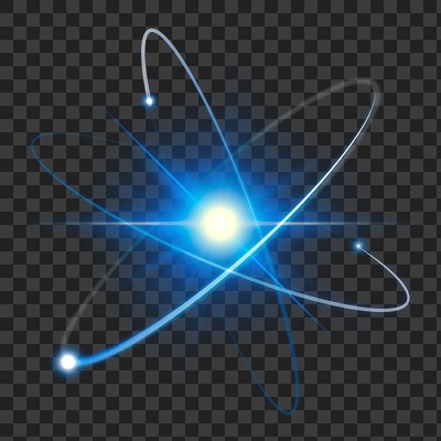 Atom science biotechnology blue png | Premium PNG Sticker - rawpixel
