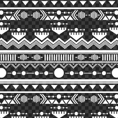 White tribal pattern png, transparent | Free PNG - rawpixel
