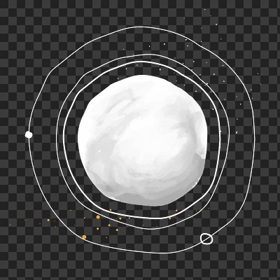 PNG moon doodle clip art, | Premium PNG - rawpixel