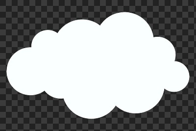 Cloud png flat sticker collage | Premium PNG Sticker - rawpixel