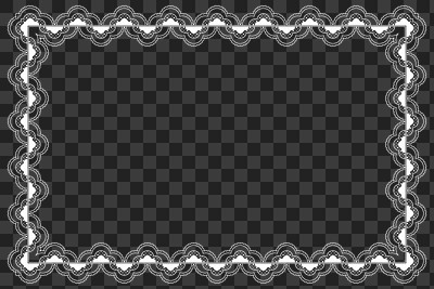 White lace png frame, classic | Premium PNG - rawpixel